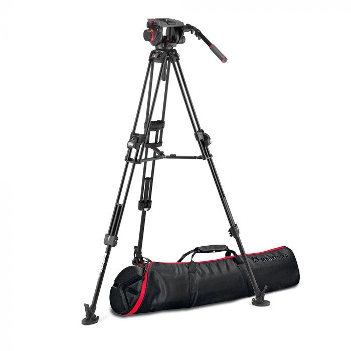 Manfrotto 509 Pro Video Head with 645 Fast Twin Aluminium Tripod | Buy ...
